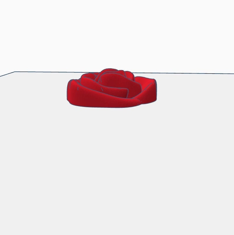 Rose Real Straw Topper STL File for 3D Printing - Etsy