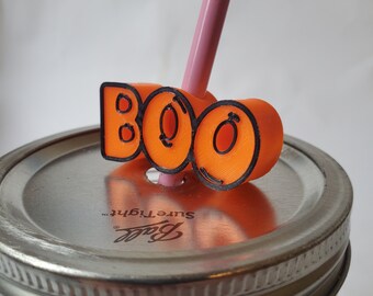 Mickey Ghost Straw Topper - Etsy