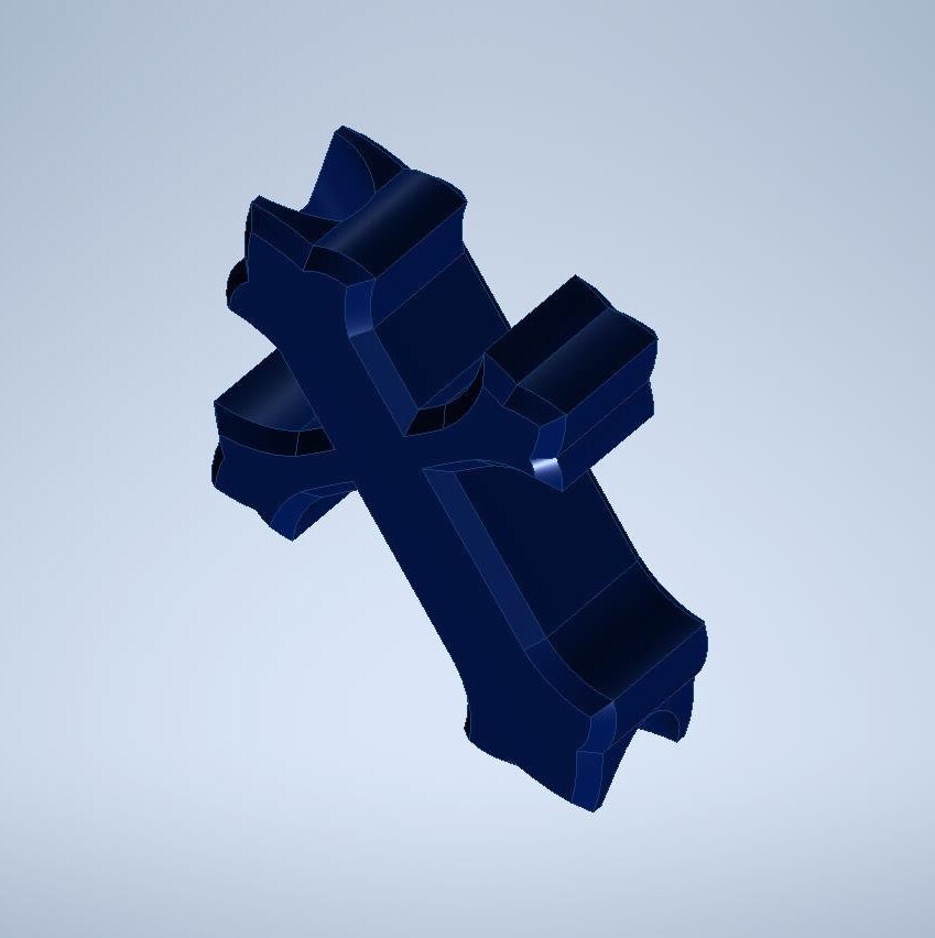 Cross Straw Topper STL File for 3D Printing | Etsy