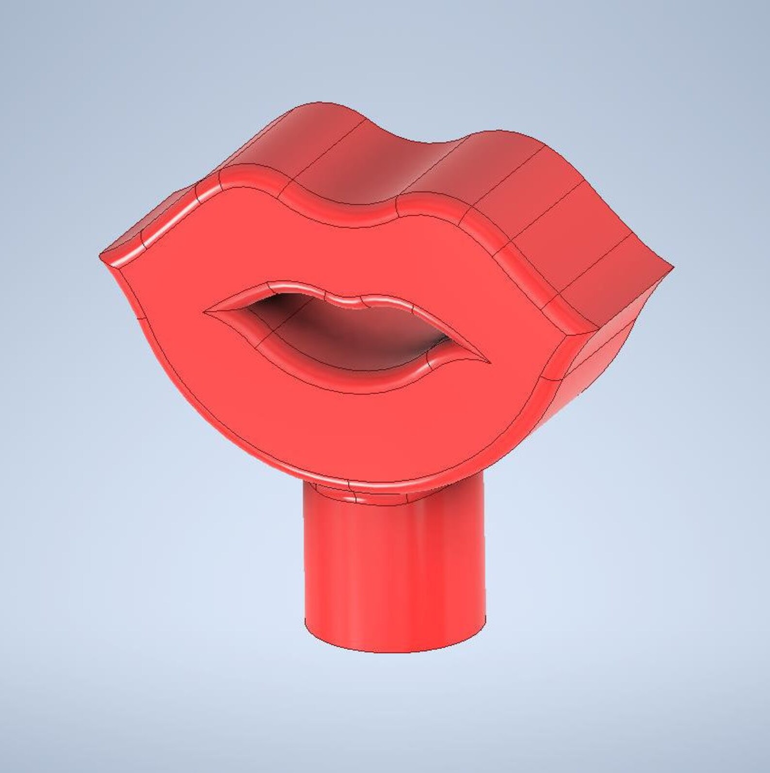 Lips Straw Cover STL File For 3D Printing | Etsy