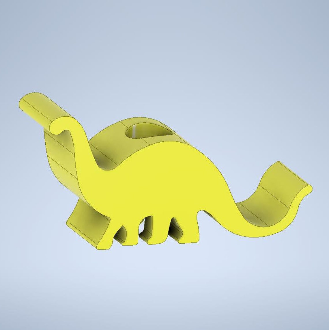 Brontosaurus Dinosaur Straw Topper STL File for 3D Printing - Etsy