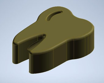 Molar Tooth Straw Topper STL File for 3D Printing Digital Download - Etsy