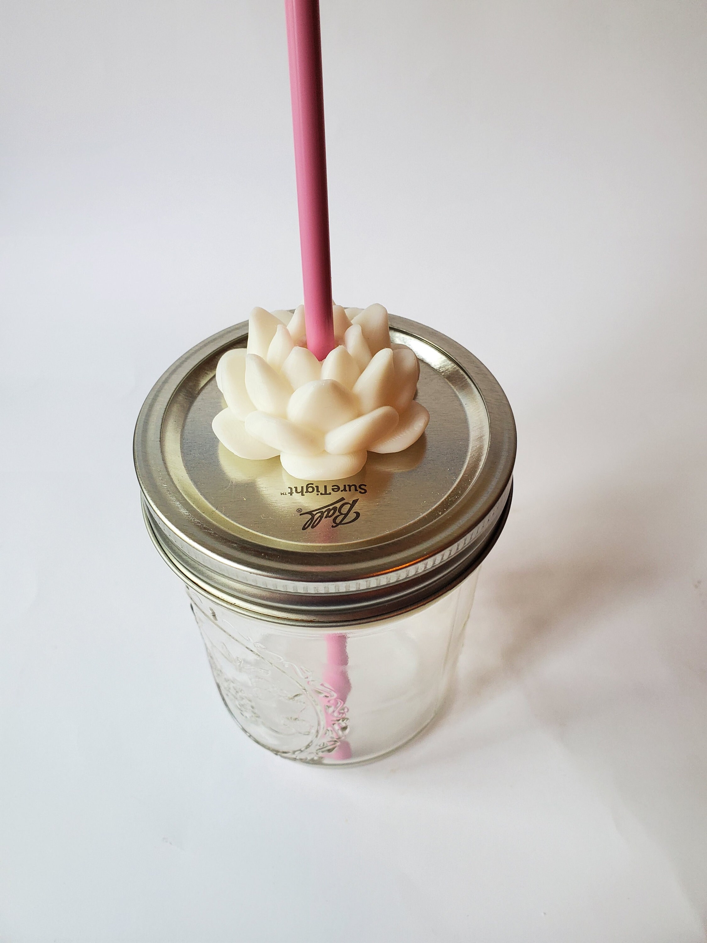 Lotus Flower Straw Topper Straw Buddy Multiple Colors - Etsy