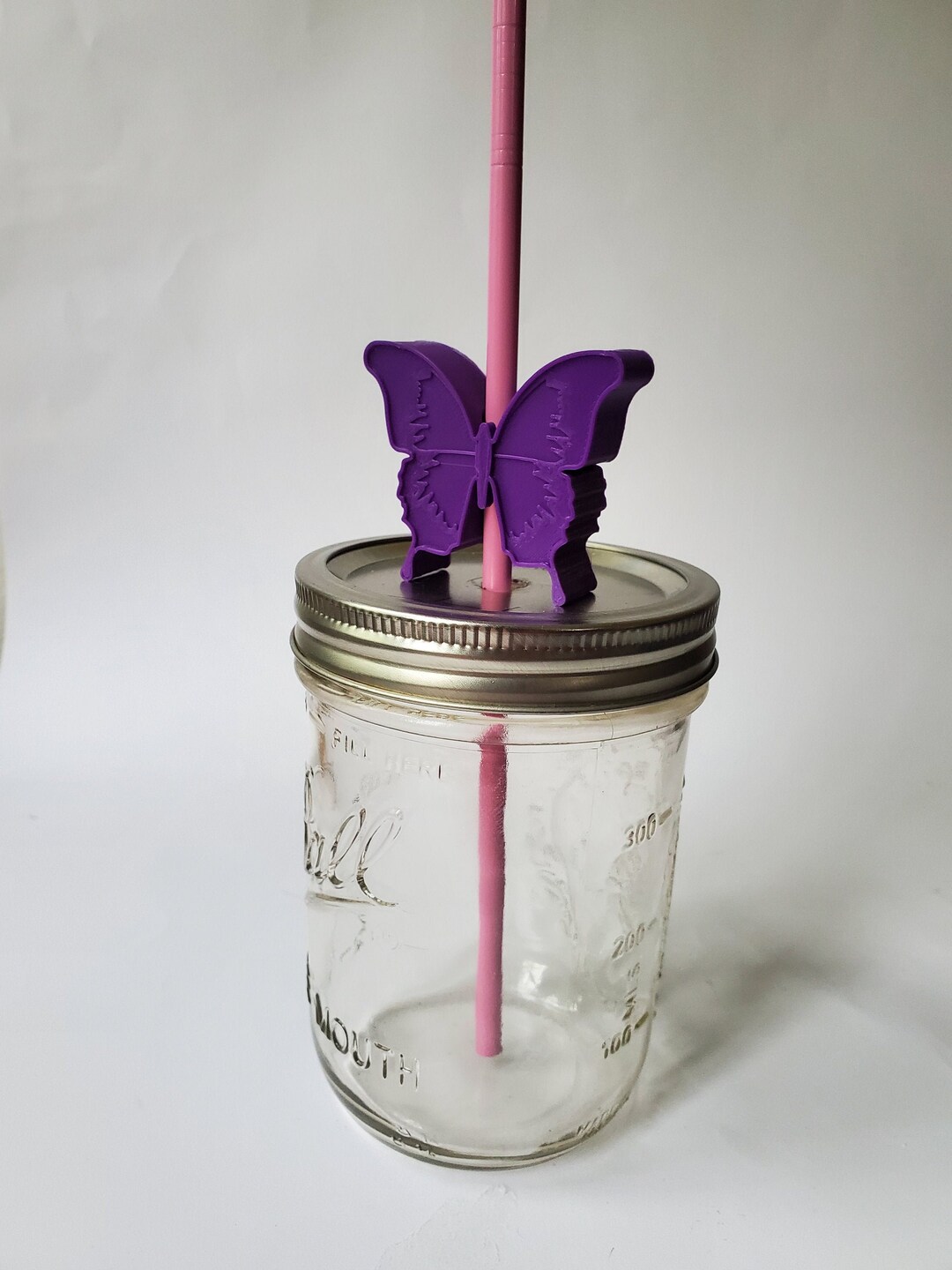 Monarch Butterfly Straw Topper Straw Buddy -- Multiple Colors - Etsy