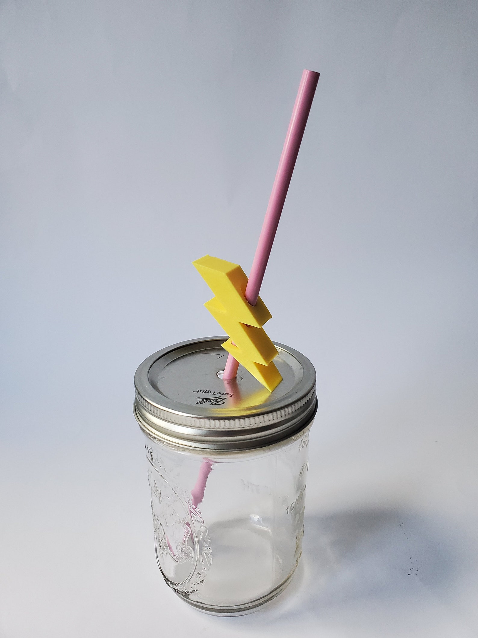 Lightning Bolt Straw Topper Straw Buddy Multiple Colors - Etsy