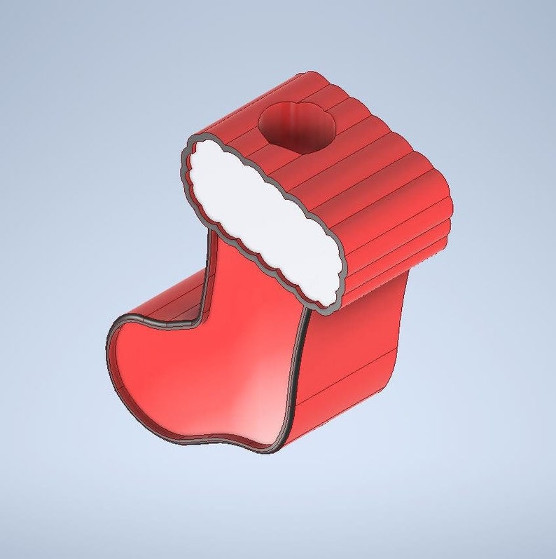 Stocking Straw Topper STL File for 3D Printing - Etsy