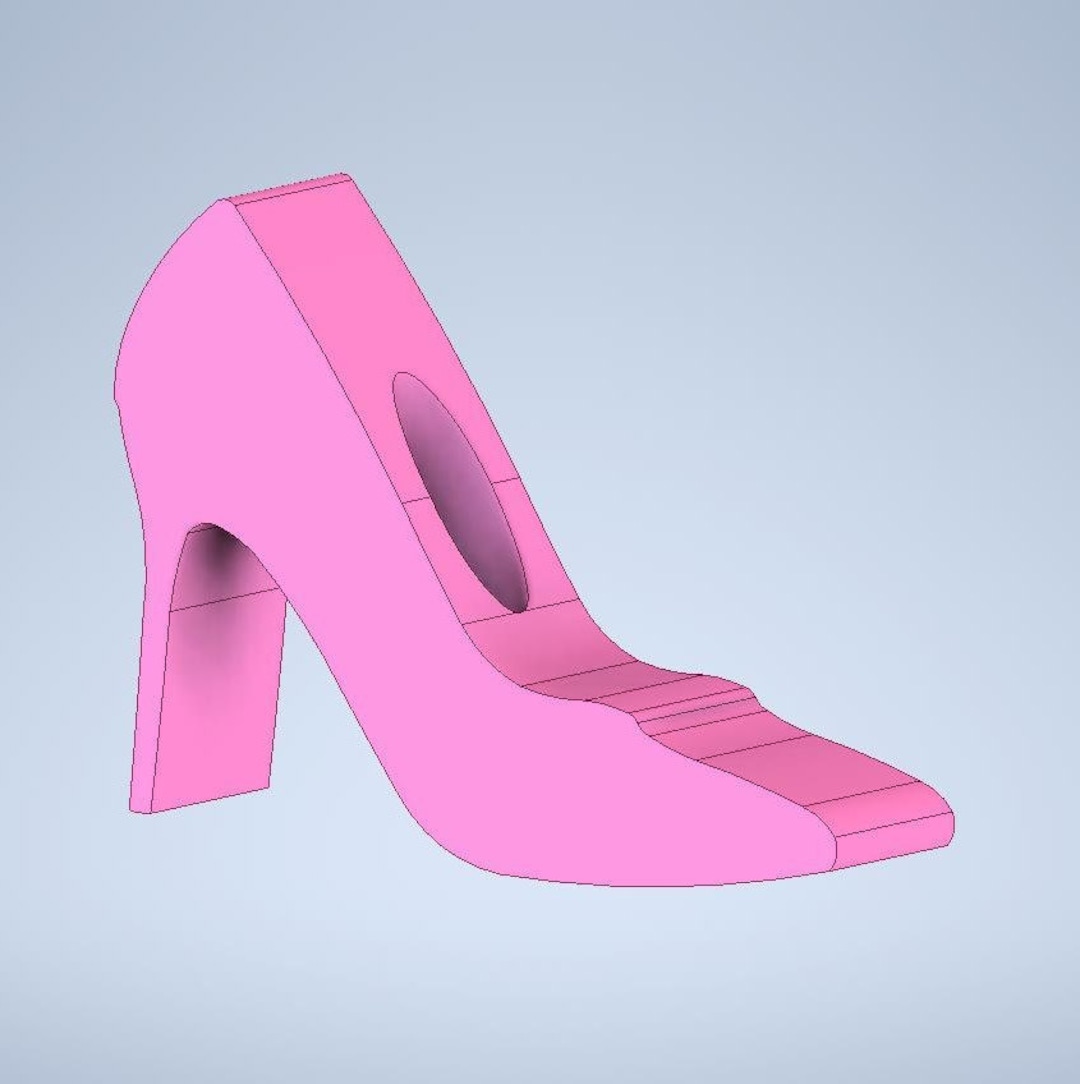 High Heel Straw Topper STL File for 3D Printing - Etsy