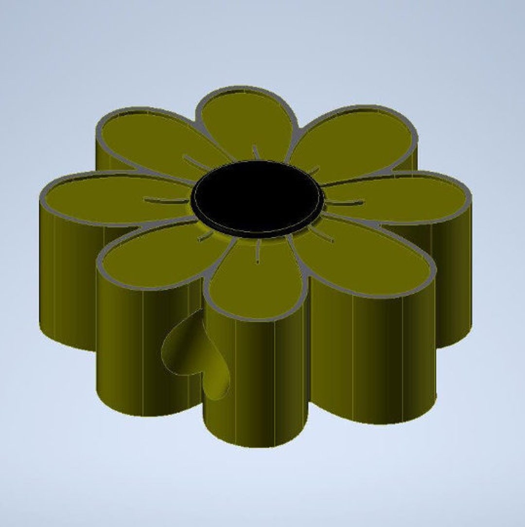 Spring Flower Straw Topper STL File for 3D Printing - Etsy