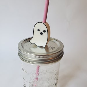 Cute Ghost Straw Topper Straw Buddy -- Multiple Colors - Etsy
