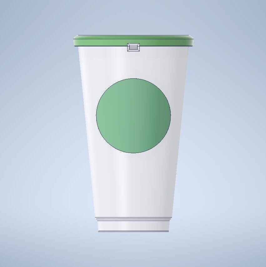 Starbucks Cup Keychain STL File For 3D Printing | Etsy