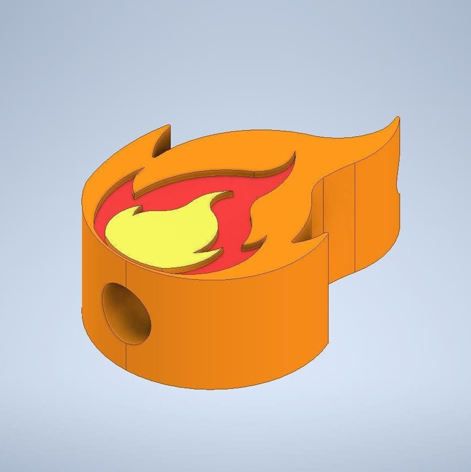 Camp Fire Straw Topper STL File for 3D Printing - Etsy