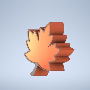 Maple Leaf Straw Topper STL File for 3D Printing - Etsy