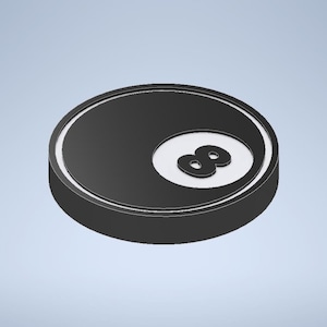8 Ball Billiards Pool 3D Model STL File for 3D Printing - Etsy UK