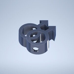 Gay Symbol Straw Topper STL File for 3D Printing - Etsy