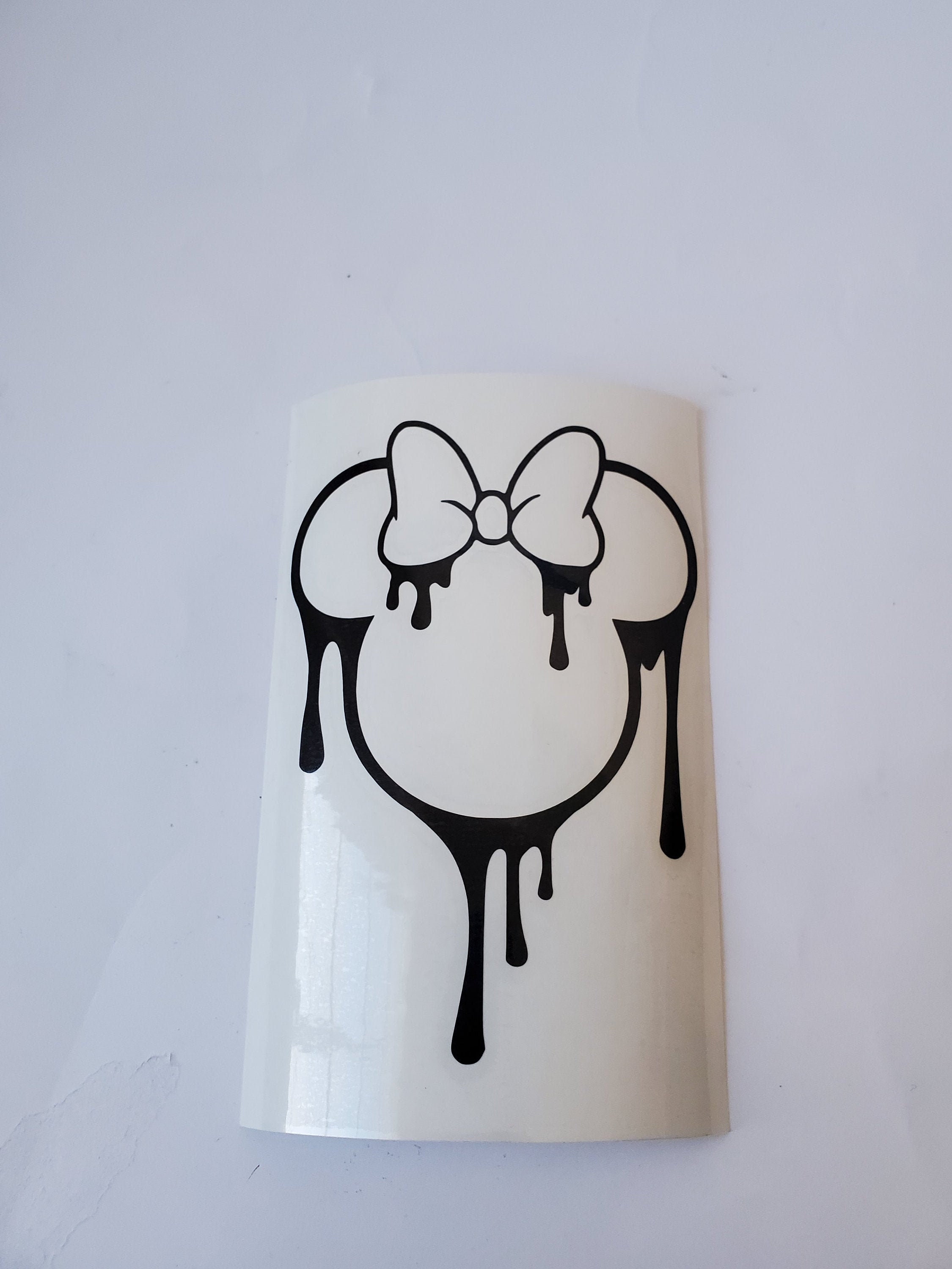 Minnie Mouse Drippy Open Vinyl Sticker Decal Multiple | Etsy