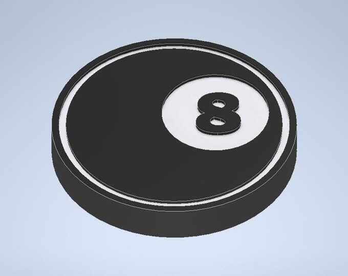 8 Ball Billiards Pool 3D Model STL File for 3D Printing - Etsy UK