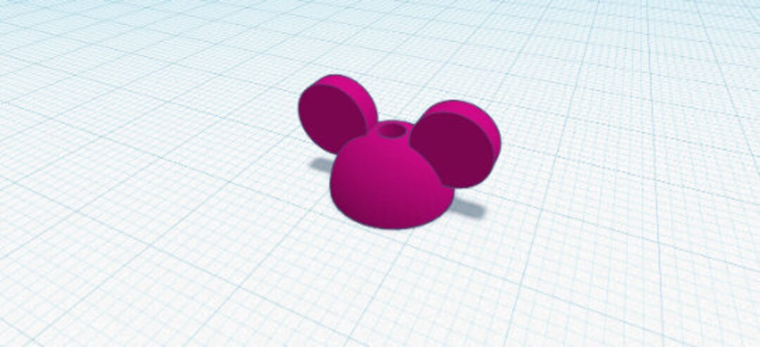 Mickey Mouse Ears Straw Topper STL File for 3D Printing - Etsy Canada