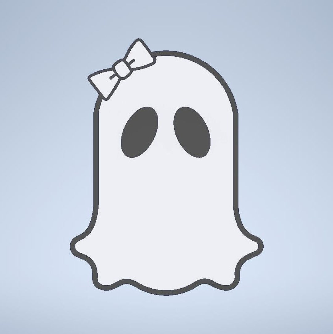 Mrs. Ghost Straw Topper STL File for 3D Printing - Etsy