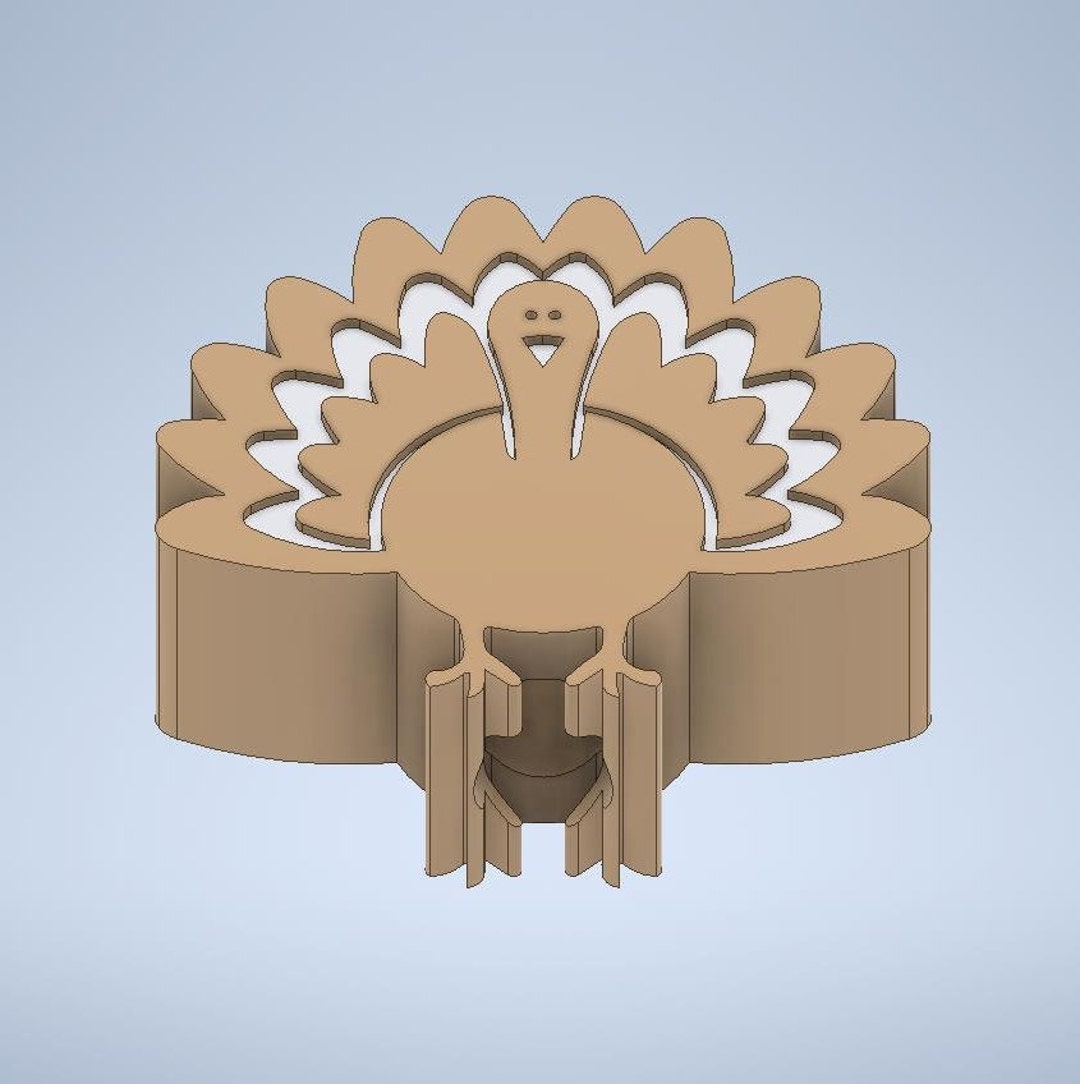 Turkey Straw Topper STL File for 3D Printing - Etsy