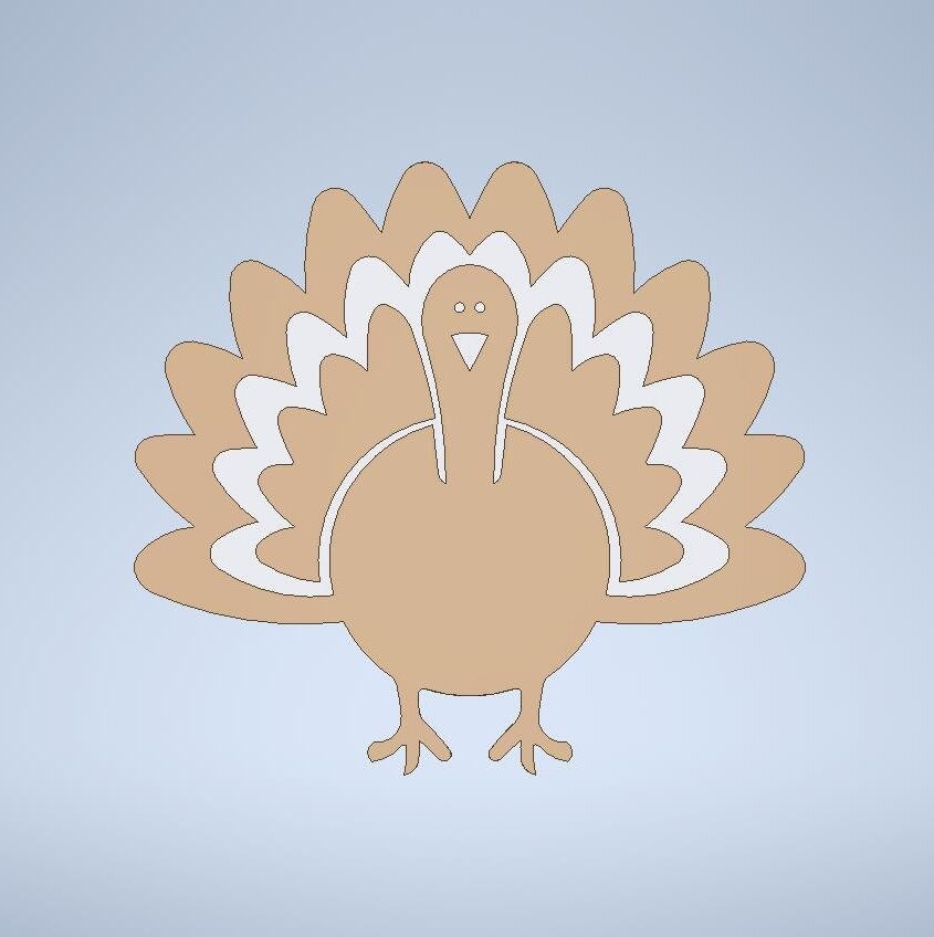 Turkey Straw Topper STL File for 3D Printing - Etsy