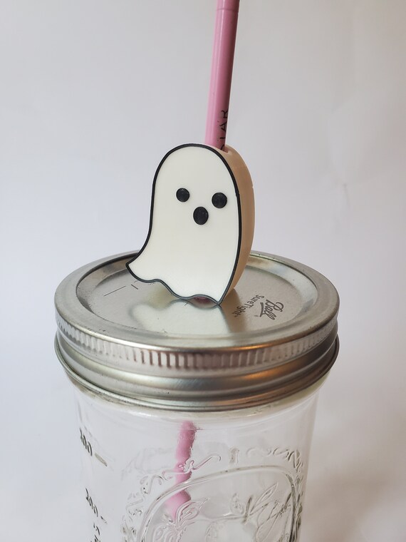 Cute Ghost Straw Topper Straw Buddy Multiple Colors - Etsy