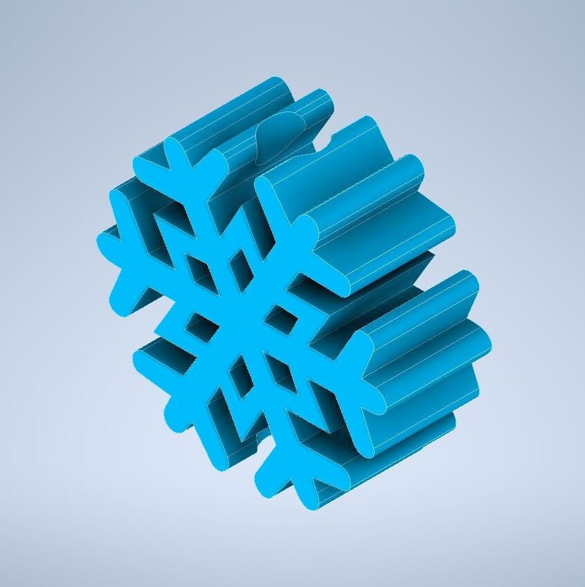 Snowflake Straw Topper STL File for 3D Printing | Etsy