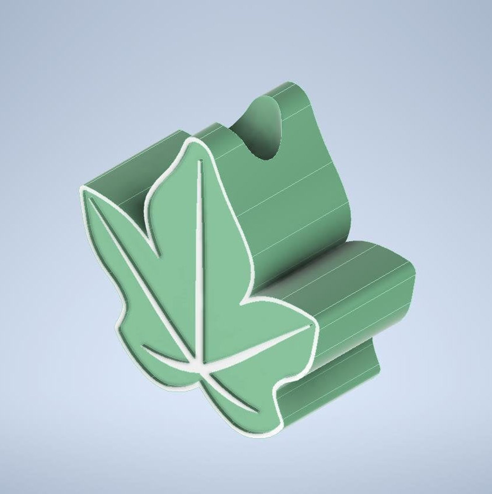 Ivy Leaf Straw Topper STL File for 3D Printing - Etsy