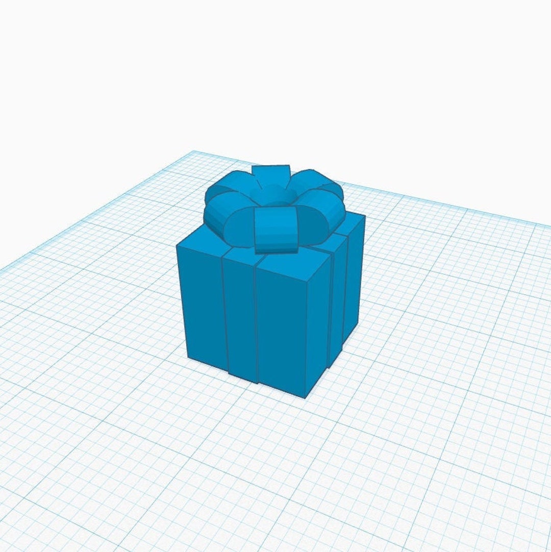 Present Straw Topper STL File for 3D Printing - Etsy