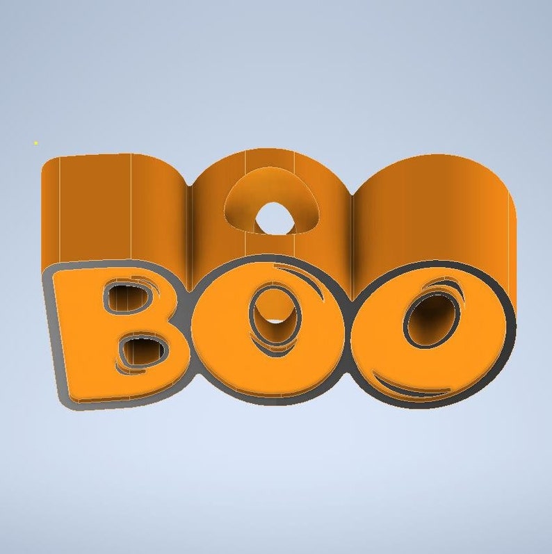 BOO Halloween Straw Topper STL File for 3D Printing - Etsy