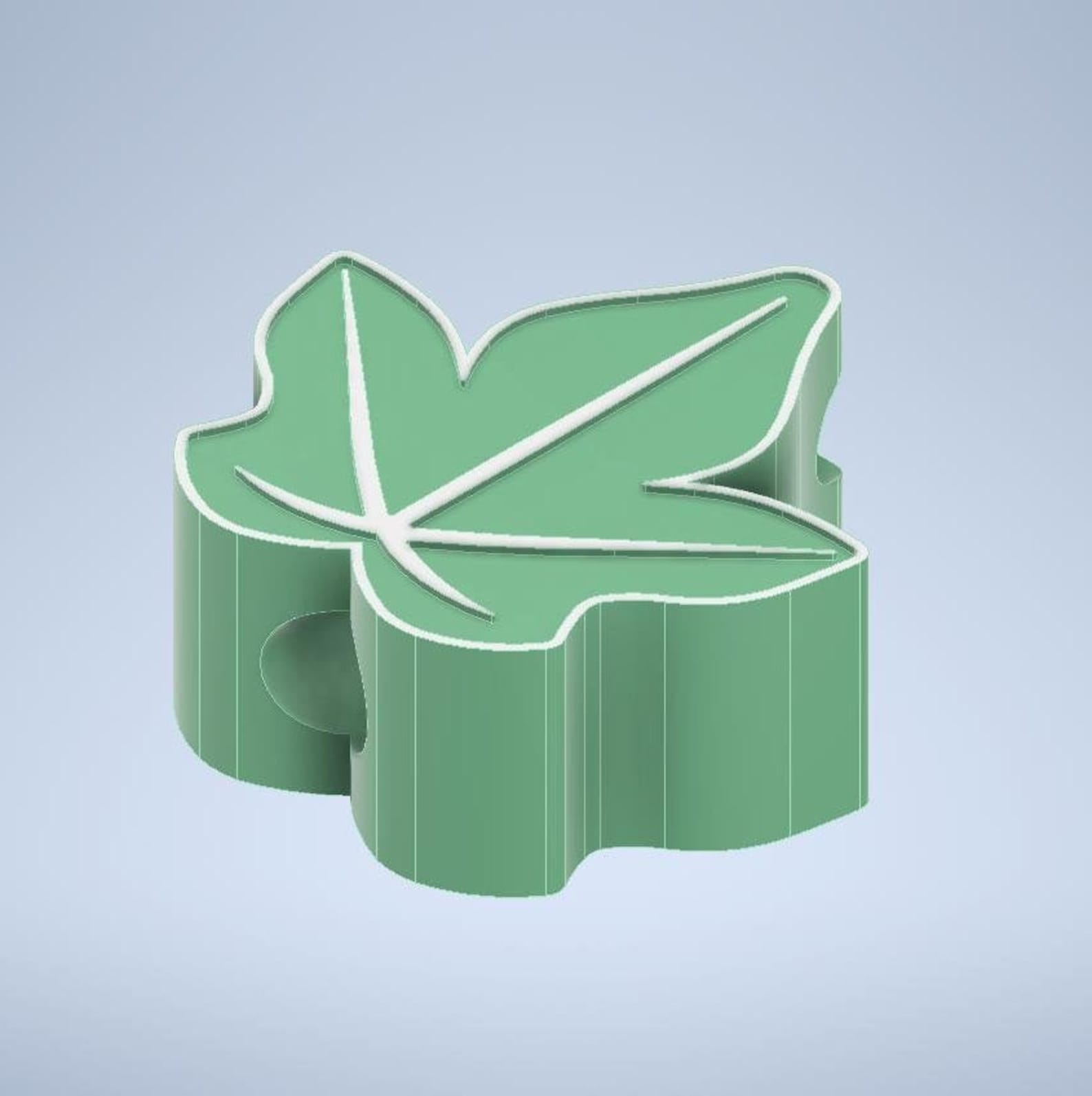 Ivy Leaf Straw Topper STL File for 3D Printing - Etsy