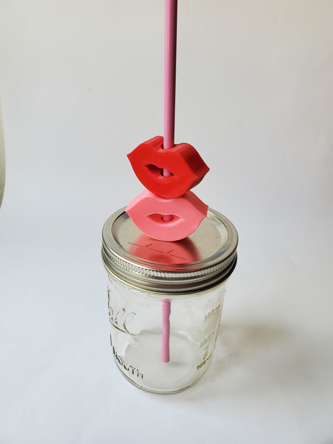 Kissing Lips Straw Topper Straw Buddy -- Multiple Colors - Etsy