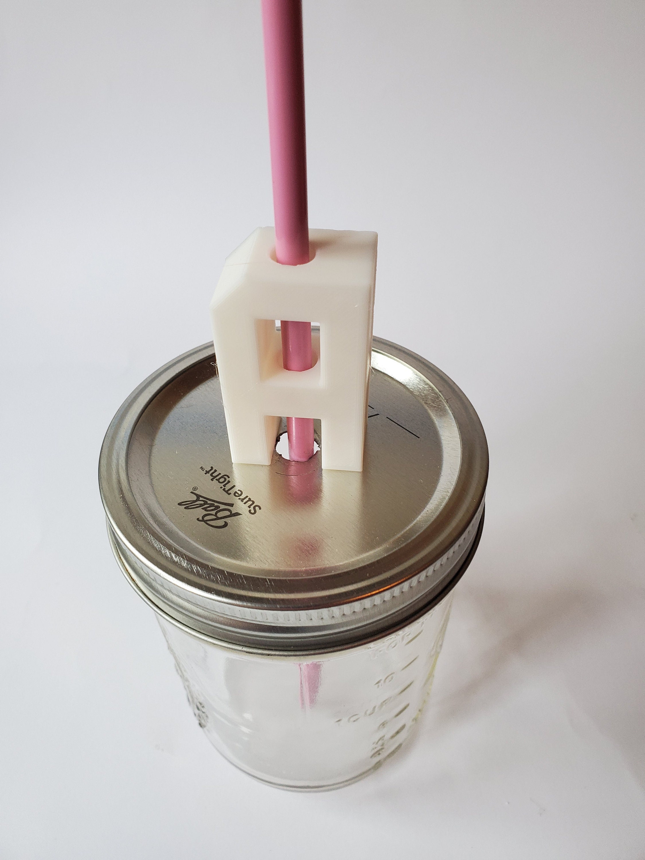 Letter Straw Topper Straw Buddy Alphabet Block Font Multiple | Etsy