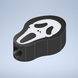 Scream Mask Straw Topper STL File for 3D Printing - Etsy Australia