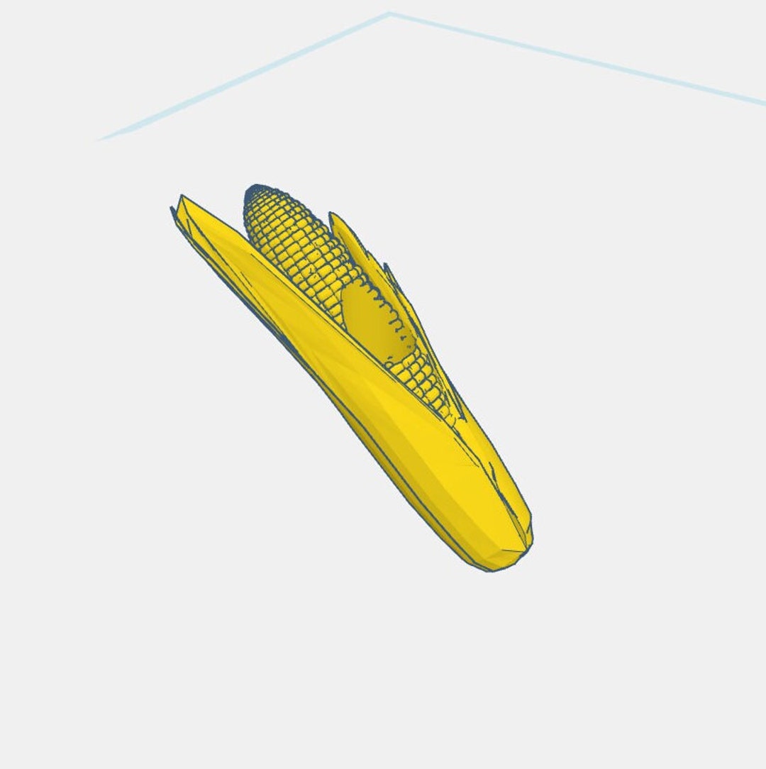Corn on the Cob Straw Topper STL File for 3D Printing - Etsy
