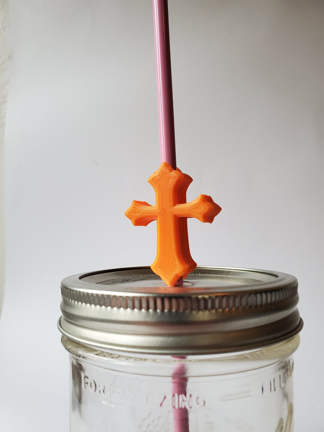 Cross Straw Topper Straw Buddy Multiple Colors - Etsy