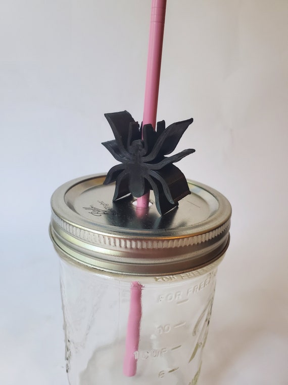 Spider Straw Topper Straw Buddy Multiple Colors - Etsy