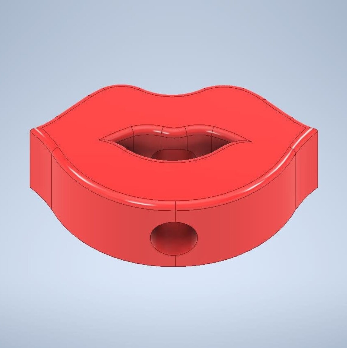 Lips Straw Topper STL File for 3D Printing | Etsy