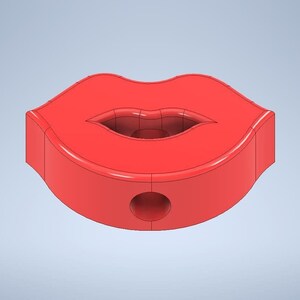 Lips Straw Topper STL File for 3D Printing - Etsy