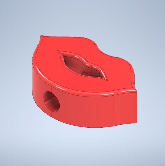 Lips Straw Topper STL File for 3D Printing | Etsy