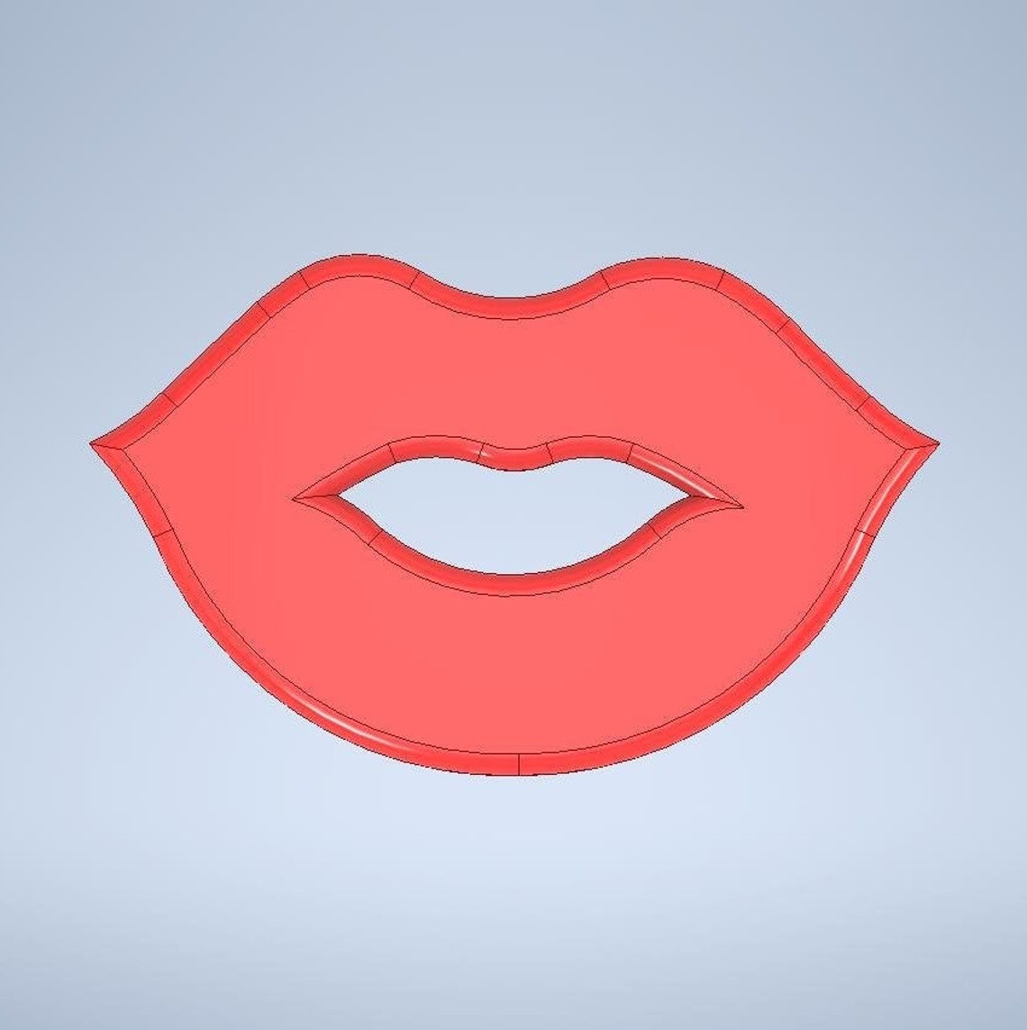 Lips Straw Topper STL File for 3D Printing - Etsy