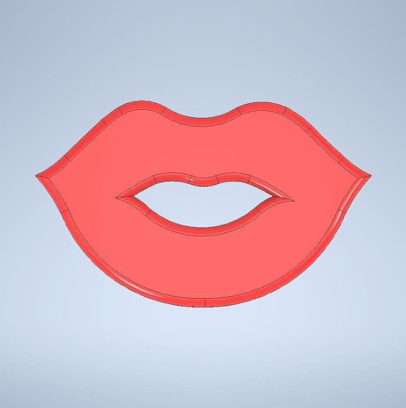 Lips Straw Topper STL File for 3D Printing | Etsy