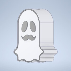 Mr. Ghost Straw Topper STL File for 3D Printing - Etsy