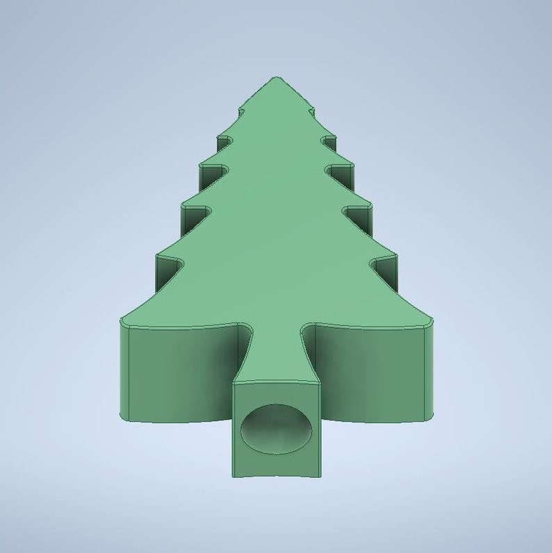Evergreen Tree Straw Topper STL File for 3D Printing | Etsy