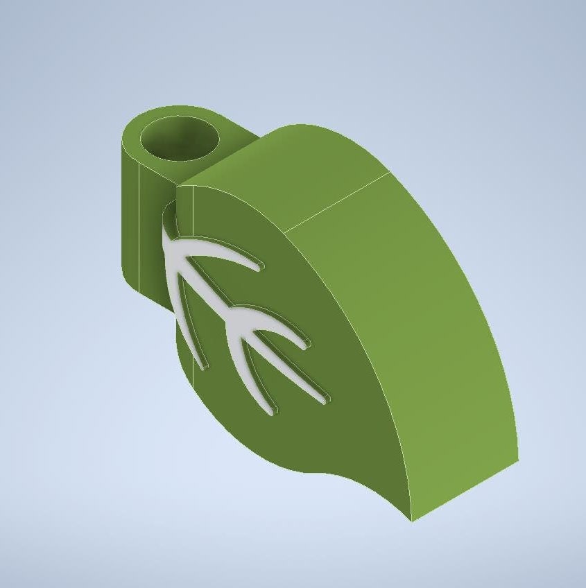 Teardrop Leaf Straw Topper STL File for 3D Printing - Etsy