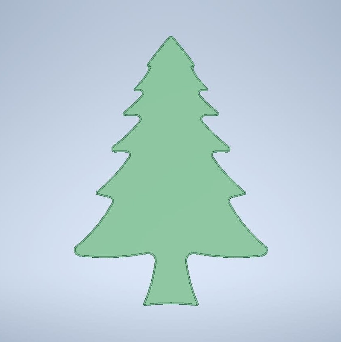 Evergreen Tree Straw Topper STL File for 3D Printing - Etsy