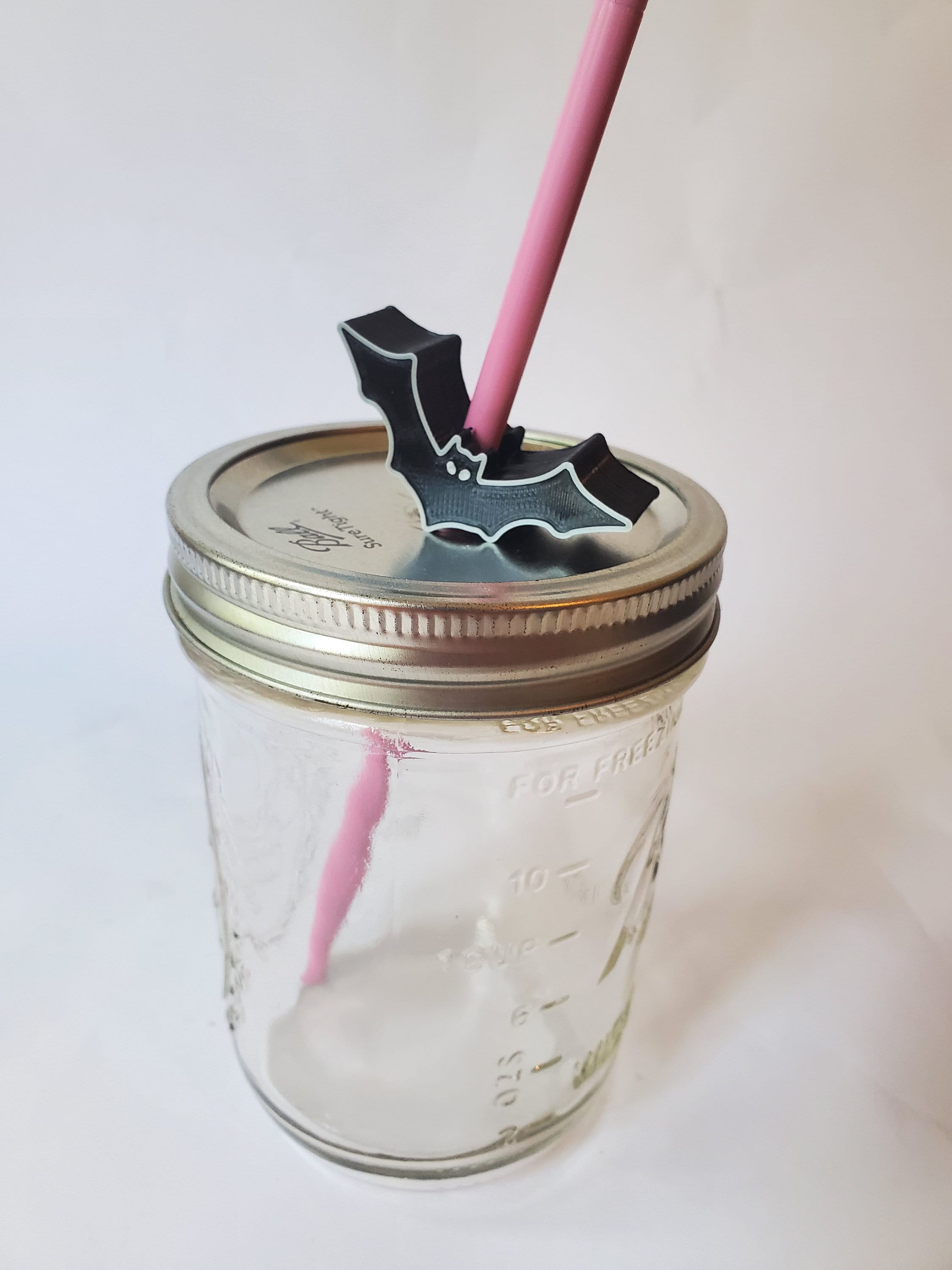 Bat Straw Topper Straw Buddy Dual Color - Etsy