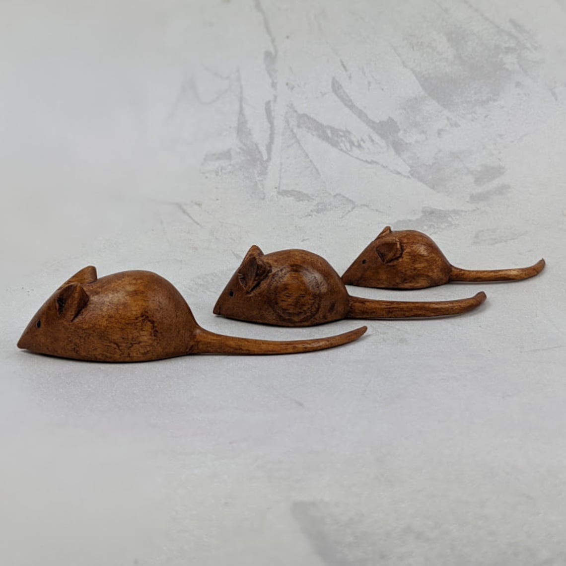 Wooden Mice Set of 3 Perfect for Cheeseboard - Etsy UK