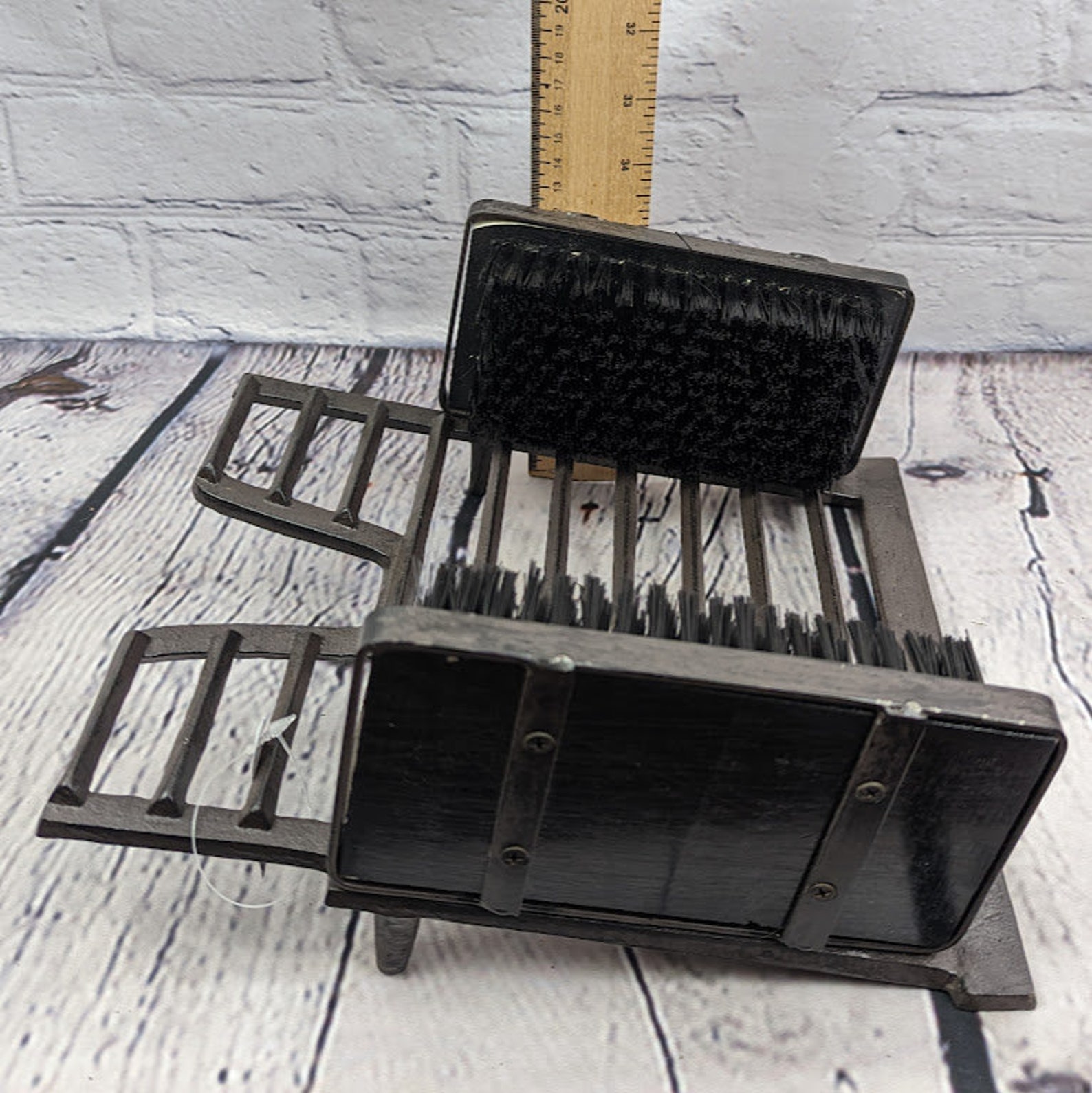 Welly Boot Jack With Cleaning Brushes Wellington Boot Cleaner - Etsy UK
