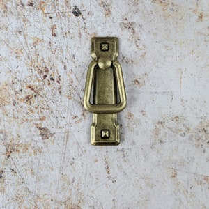 Metal Handle, Bronze Finish, Rustic Drop Handle - Etsy UK