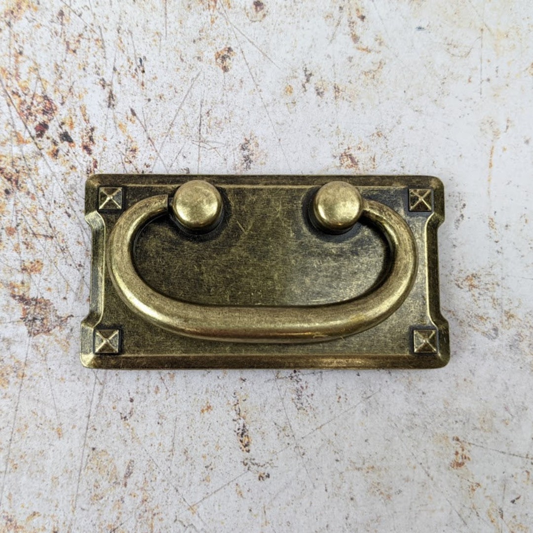 Metal Handle, Bronze Finish Rustic Style, Drop Handle - Etsy UK